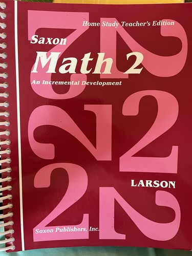 Saxon Math 2 Home Study Teacher's Edition 2nd grade homeschool | eBay