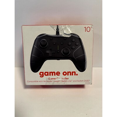 Game Onn Wired Nintendo Switch/Lite/OLED Controller 10' Cord | eBay