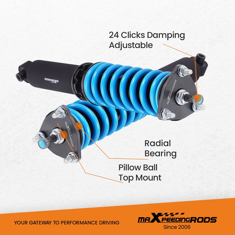 MaXpeedingrods Adjustable Coilovers Shocks Kit for Lexus IS250 IS350 ...