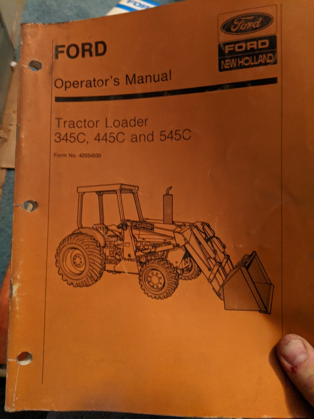 Ford 345C 445C 545C Tractor Loader Operators Manual | eBay