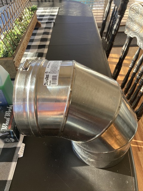 Stainless Steel 90 Degree Elbow for 8 Inch Vent Pipe for sale online | eBay