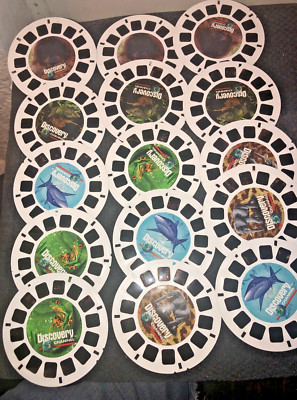 15 Discovery Channel View Master Reels INCLUDES 3 PRIMATES 3 REPTILES 9 ...