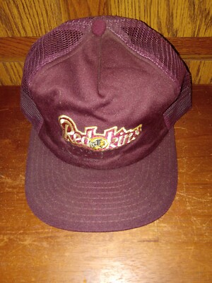 VtG 80s AJD NFL Redskins Mesh Snapback Hat Cap Football USA MADE | eBay