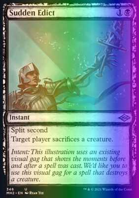 MTG Magic the Gathering Sudden Edict (346/765) Modern Horizons 2 LP ...