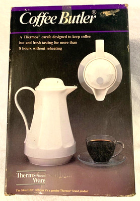 VINT 1983 GENUINE THERMOS BRAND COFFEE BUTLER CARAFE Germany #430 NOS ...