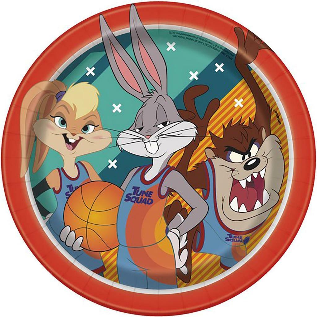 Space Jam A New Legacy Dessert Plates Birthday Party Supplies 8 Per ...