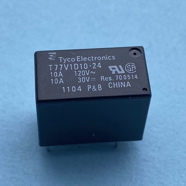 TYCO T77v1d10-24 Power Relay 24vdc 4pin 10a 120v for sale online | eBay