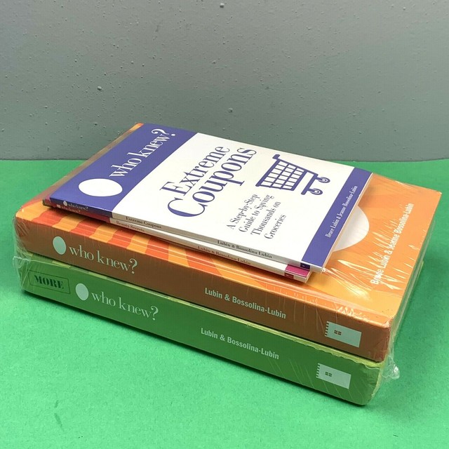 More Who Knew? by Jeanne Bossolina-Lubin and Bruce Lubin (2011 ...