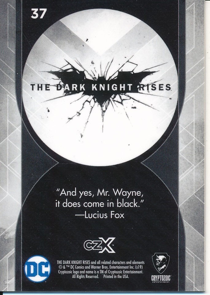 2019 Cryptozoic DC CZX Heroes & Villains Red Parallel Card #37 Lucius ...