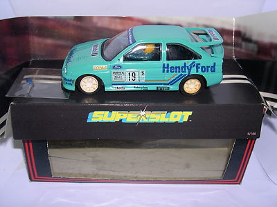 Slot Car Scx superslot H403 Ford Escort Cosworth #19 Hendy Scalextric ...