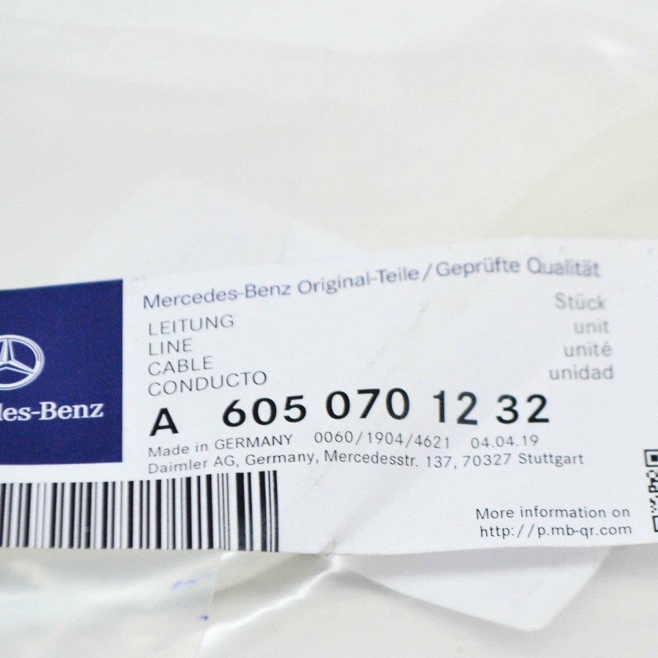 NEW MERCEDES-BENZ C W202 INJECTION PUMP TO FUEL FILTER LINE A6050701232 ...