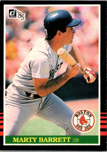 1985 Donruss Marty Barrett #127 Boston Red Sox Baseball Card | eBay