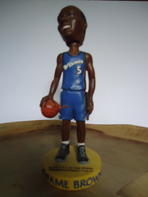 Kwame Brown Wizards NBA Basketball Bobblehead Chevy Chase Bank ...