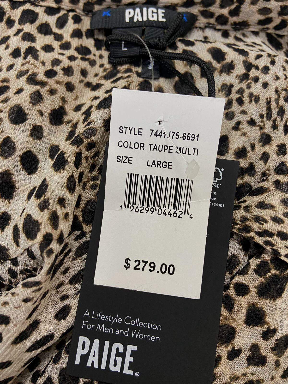 Paige Women's Black Ellyn Sheer Silk Blouse Size L for sale online | eBay