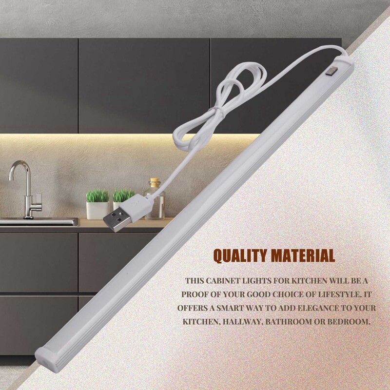 5V USB LED Strip Desk Lamp Hand Sweep Switch Motion Sensor Lamp Study ...