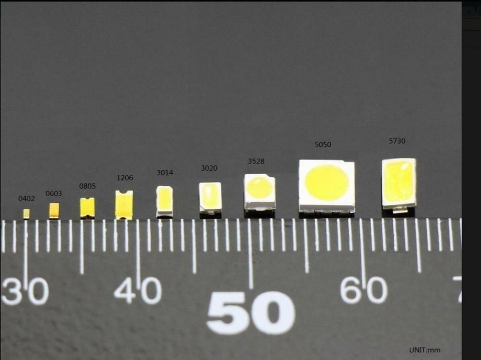 20pcs Pre-wired 32awg Wire SMD LED 0402 Bright White Lights Free ...