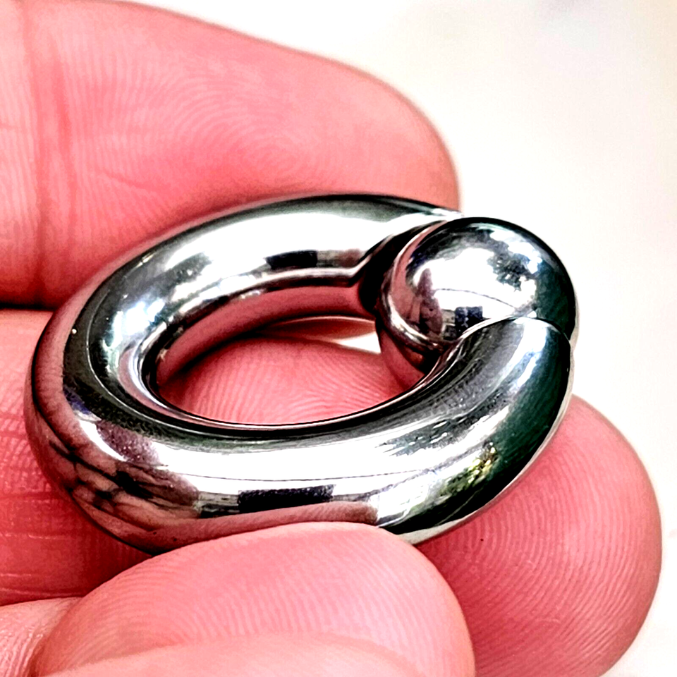 Easy Fit Heavy 31mm BCR CBR Ring 0g (8mm) 12mm Ball Closure PA Prince ...