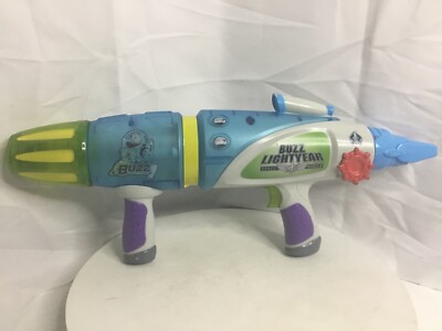 2011 Toy Story Buzz Lightyear Space Ranger Ping Pong Ball Launcher Gun ...