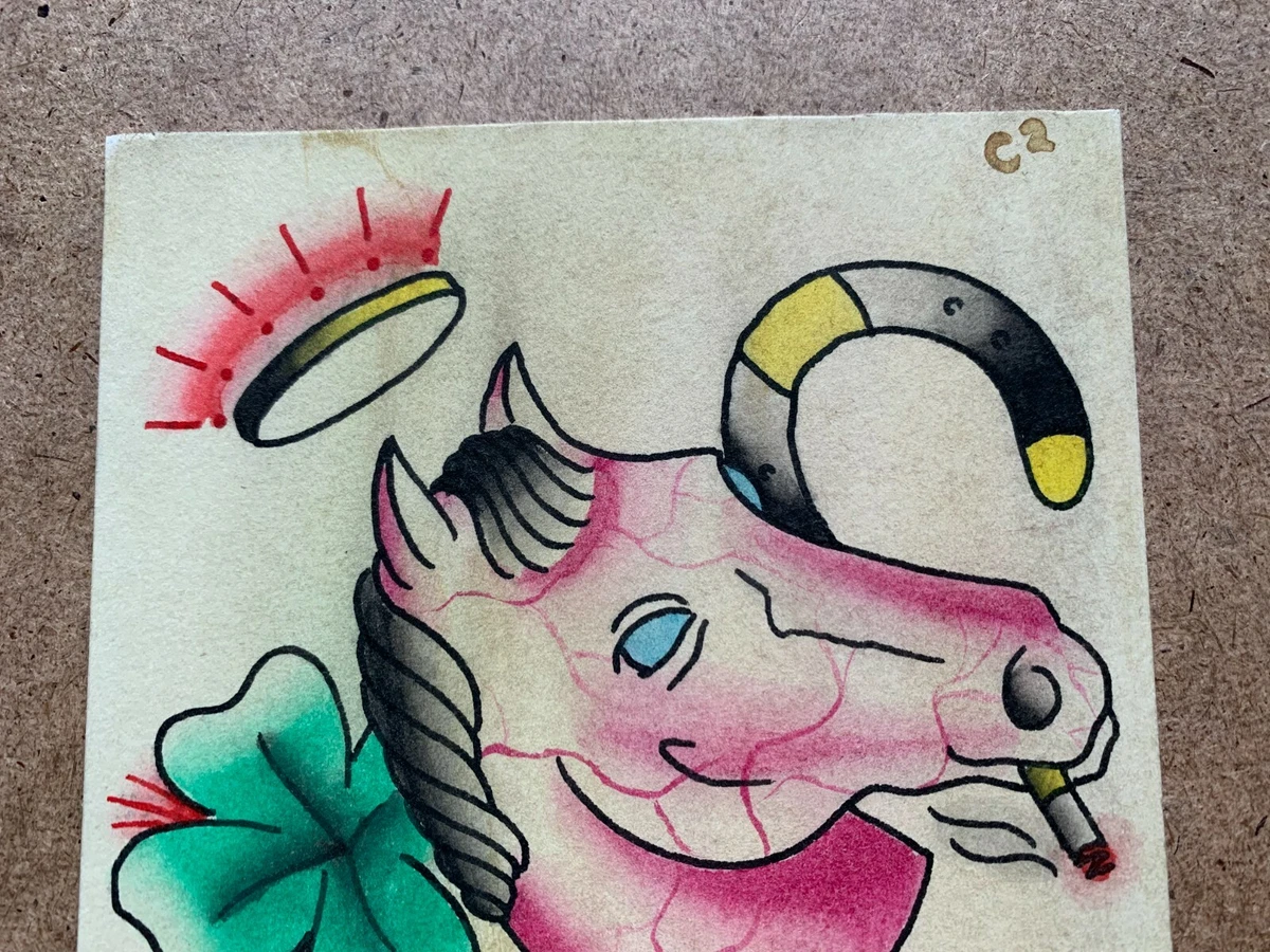 Paint Horse Head Tattoo Designs