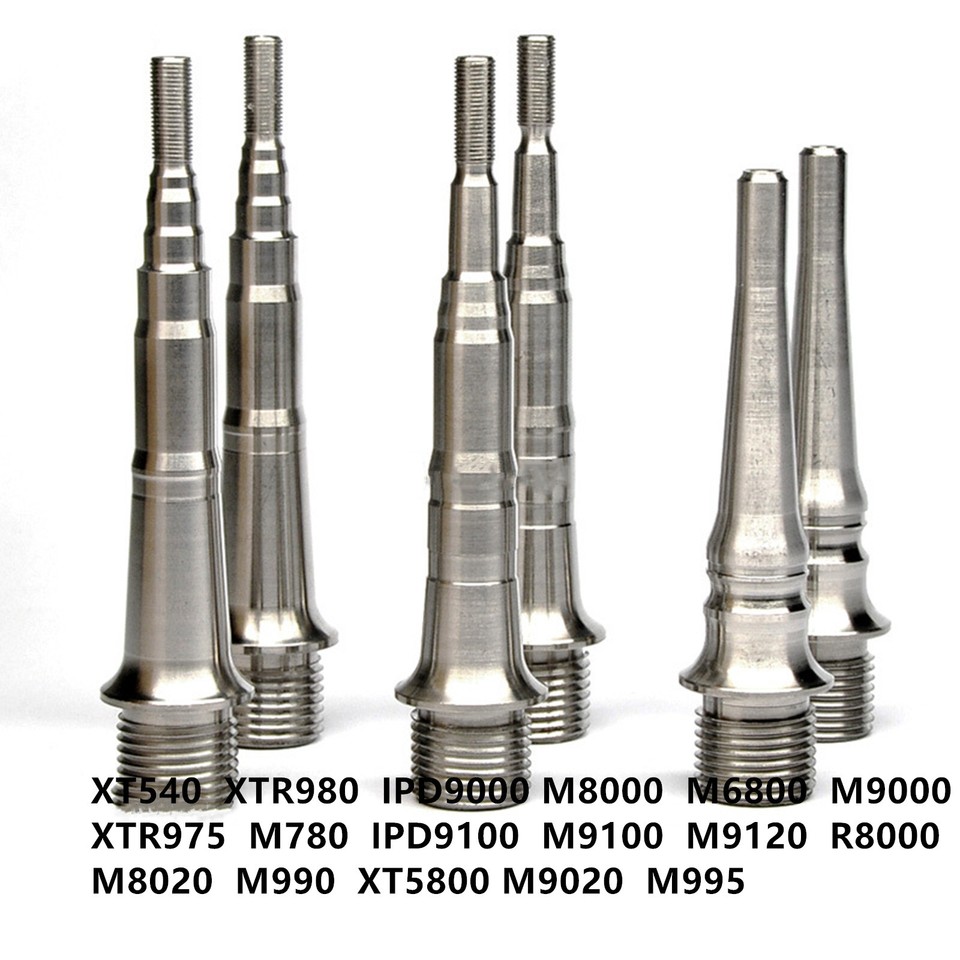 1 Pair Bike MTB titanium alloy pedal shaft XT540 XTR975 980 IPD9000 ...