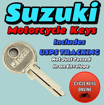 1960-70's Suzuki Motorcycle keys Cut to Code key for codes 2111-2555 | eBay