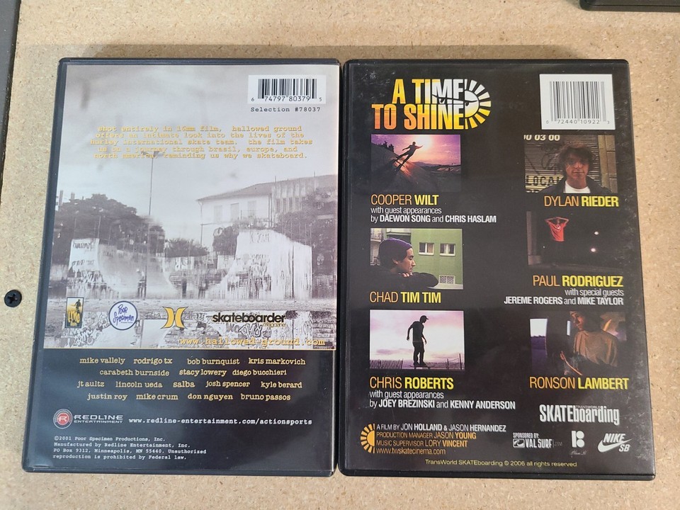 Hallowed Ground and a time to shine. Skateboard dvd's 674797803795| eBay