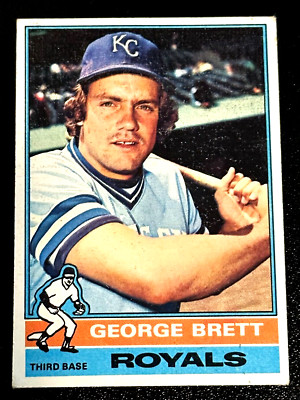 1976 TOPPS GEORGE BRETT 2nd YEAR CARD #19 KANSAS CITY ROYALS NICE ...