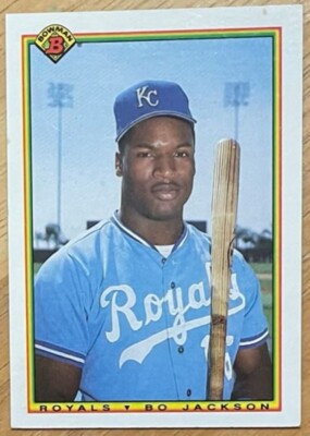 BO JACKSON, 1990 BOWMAN CARD, BASEBALL LEGEND ! BO KNOWS BASEBALL ! | eBay