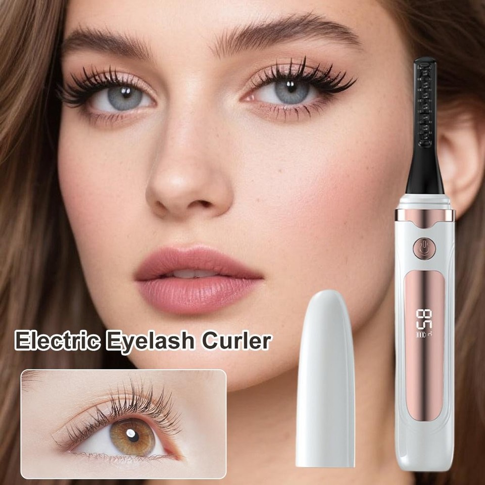 Electric eyelash curler Portable Eyelash Curling Device Natural-Looking ...