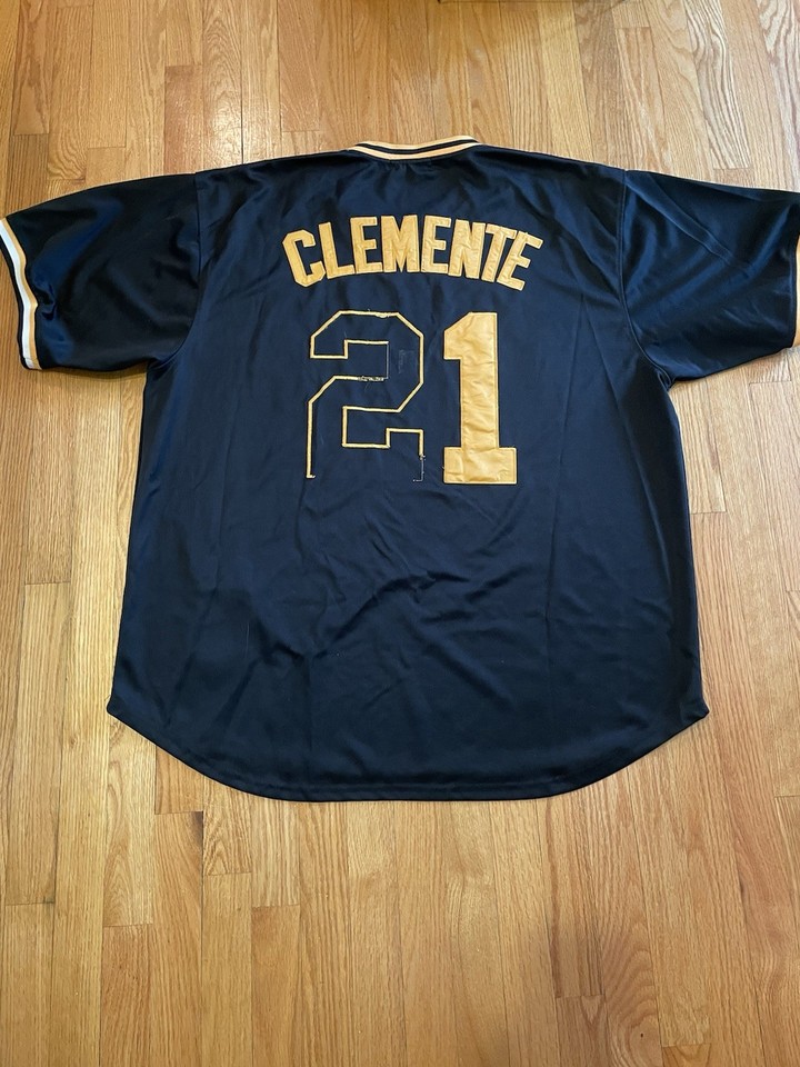 Mitchell Ness Roberto Clemente #21 Pittsburgh Pirates Jersey 1971 SIZE ...