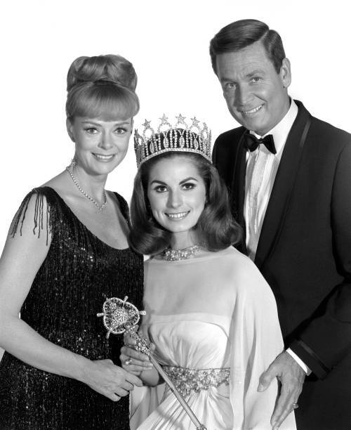 Bob Barker Maria Remenyi June Lockhart on Miss USA Pageant 1967 Old ...