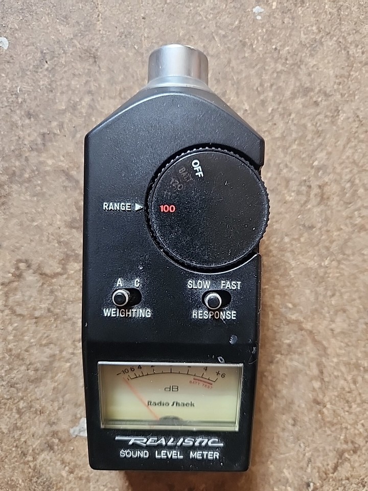 Radio Shack Sound Level Meter 33-2050 Audio Electronic Equipment ...