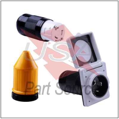 New 50A Female Twist locking Connector & Weatherproof Boot Kit and 50 ...