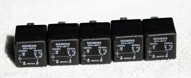 Siemens Vf4-15f11 Automotive Relay SPDT 5-prong 12v 40/30a #r20bn for ...