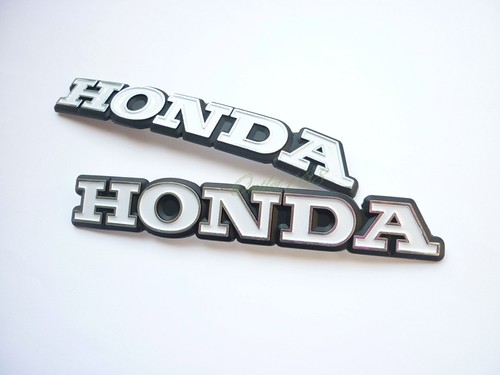 Pair Honda SL 350 K2 SL350K2 SL350 Side Gas Petrol Fuel Tank Emblem ...
