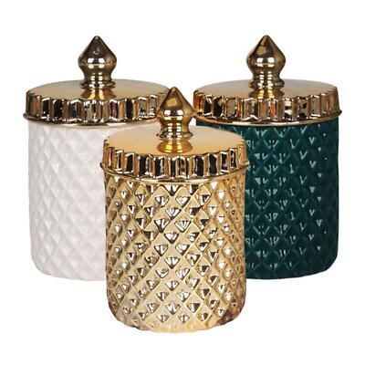 European Storage Jar, Container Storage Box ,with Seal Lid Candy Jar ...