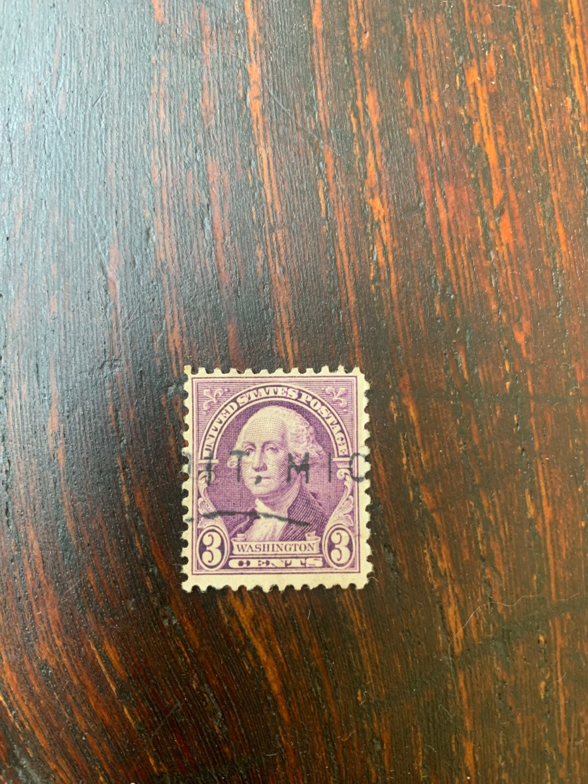 3 Cent George Washington Purple Postage Stamp | eBay