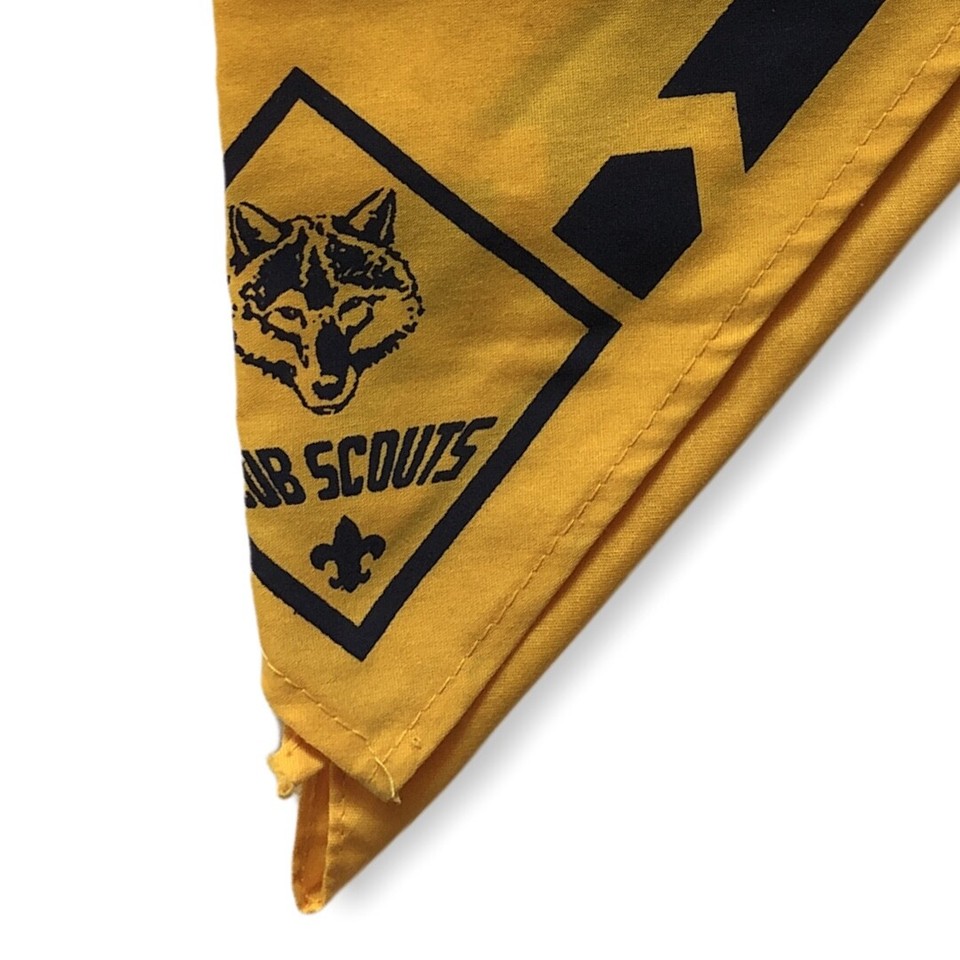 BSA Cub Scouts Boy Scouts of America Bandana Neckerchief Yellow | eBay