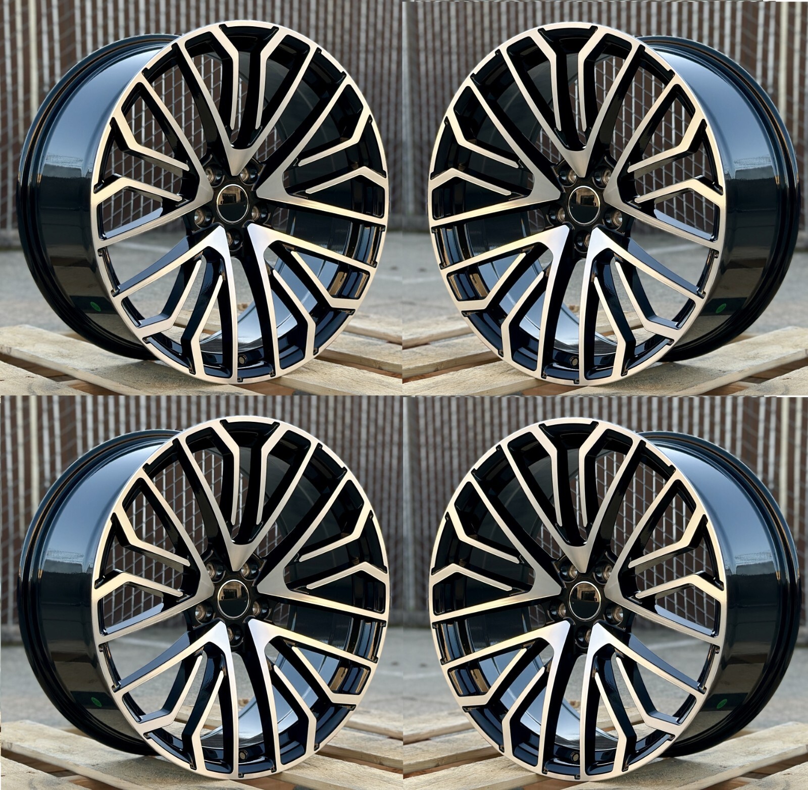 19" Wheels For Audi A4 A5 S4 A6 Q3 Q5 VW Passat 19x8.5 5x112 Rims Set 4 ...