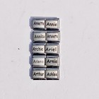 Italian Charm Bulk Lot of 50 Names 9MM Stainless Steel Wholesale Lot ...
