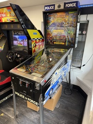 Williams Police Force Pinball Machine | eBay