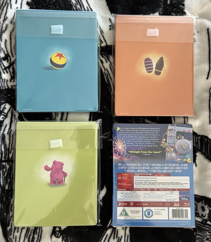 Toy Story 1-4 4K Ultra HD + Bluray Limited Edition Steelbooks Best Buy ...