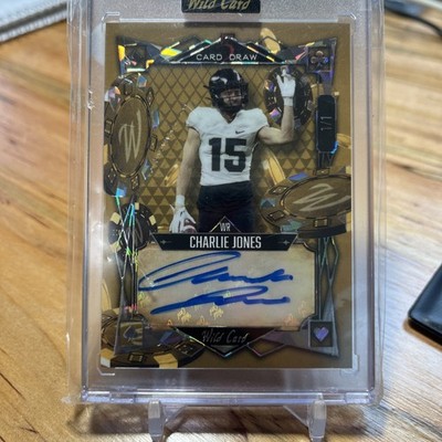 2023 Wild Card Charlie Jones 5CDM-16 1/1 Autograph Card | eBay