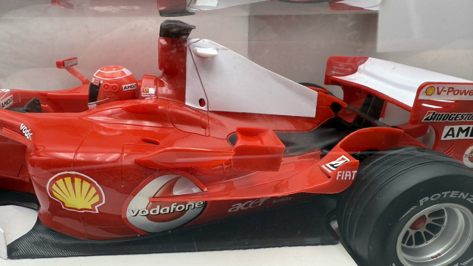 NEW ️ MICHAEL SCHUMACHER 1/10 SCALE FERRARI 248 F1 RADIO CONTROL CAR ...