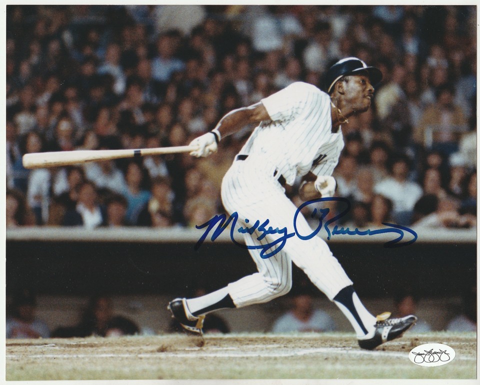 MICKEY RIVERS NEW YORK YANKEES SIGNED 8X10 PHOTO AUTO AUTOGRAPH JSA | eBay