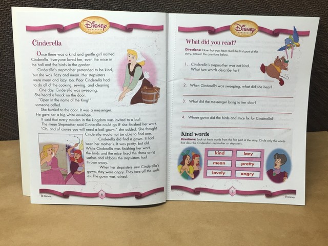 Disney Princess Workbooks - Reading (2008, Paperback, Workbook) for ...