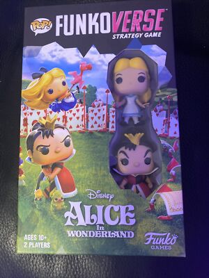 Funko Pop! Funkoverse Strategy Game Disney Alice In Wonderland Chase ...