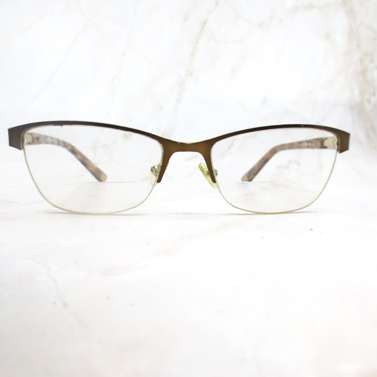 Liz Claiborne Eyeglasses Frame L615 0RF4 Women Purple Half Rim Cat Eye ...