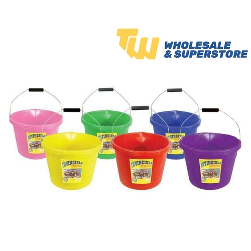 Invincible Heavy Duty Builders Bucket 15 Litre Equestrian Agriculture ...
