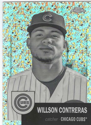 2022 Topps Chrome Platinum Wilson Contreras Mini Diamonds #131 Cubs PWE ...
